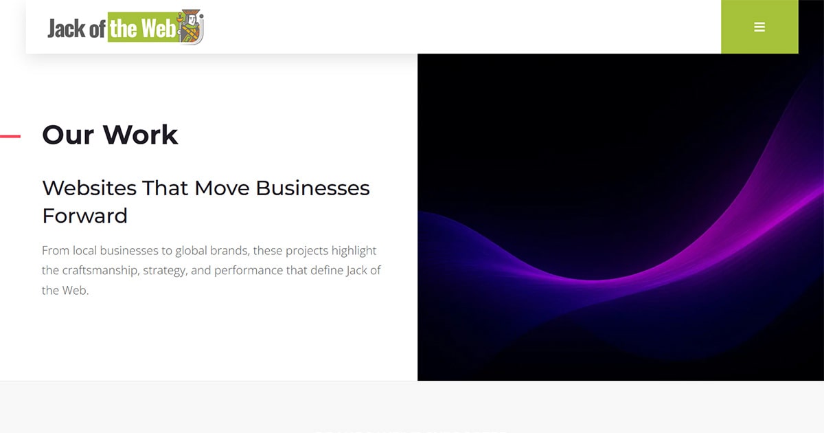 Our Work | Web Design & WordPress Development Portfolio